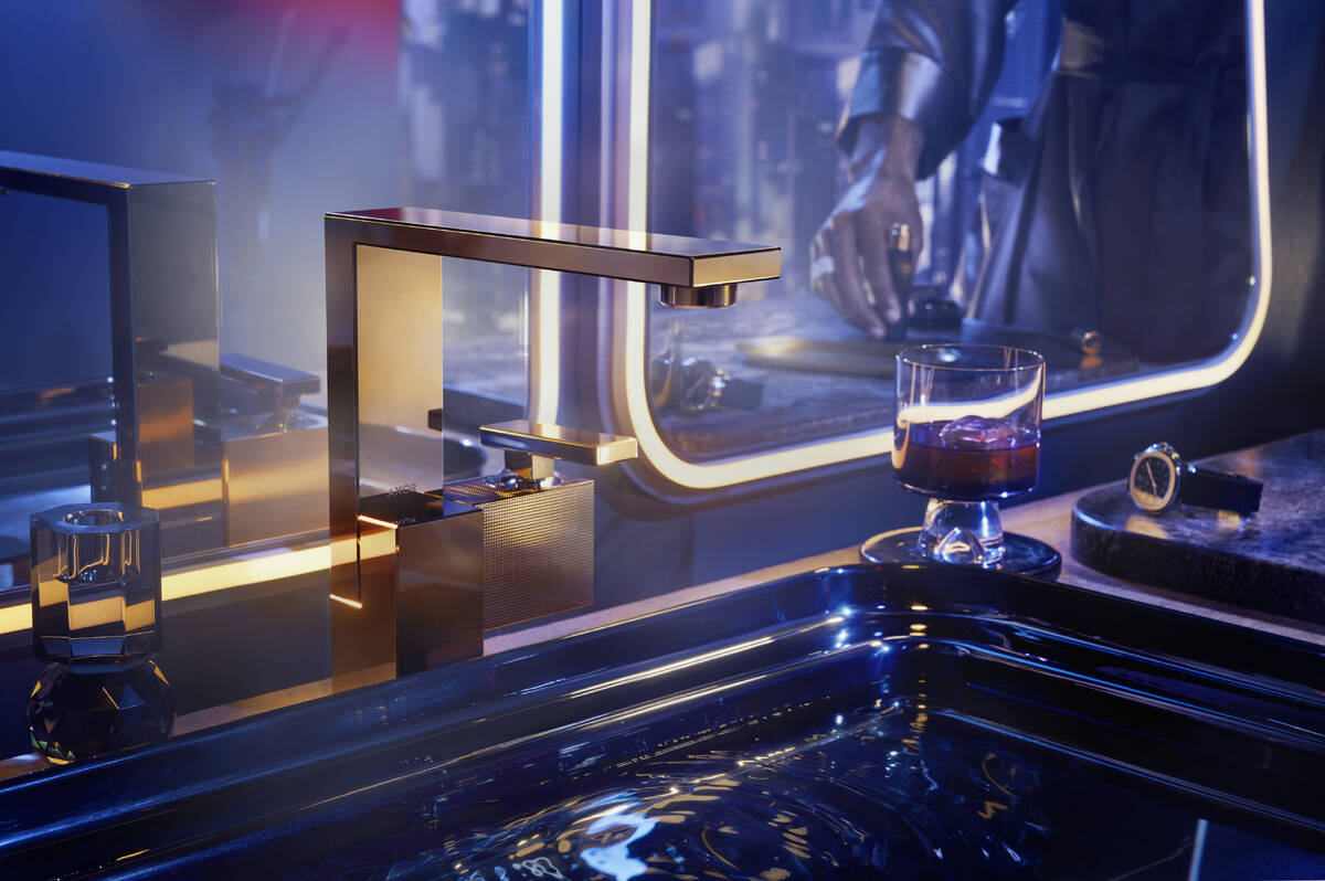 AXOR Washbasin mixers: AXOR Edge, Single lever basin mixer 190 with ...