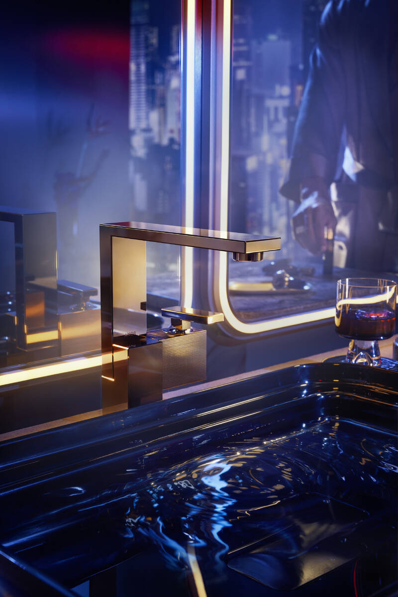 AXOR Washbasin mixers: AXOR Edge, Single lever basin mixer 190 with ...