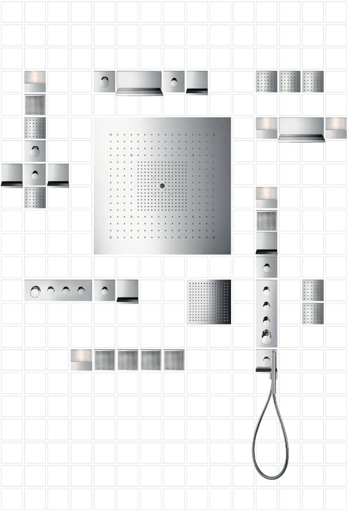 AXOR Overhead showers: AXOR ShowerSolutions, 3 spray modes, Item No ...