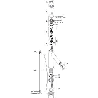 AXOR Waschtischmischer: AXOR Starck, Einhebel-Waschtischmischer 70 mit ...