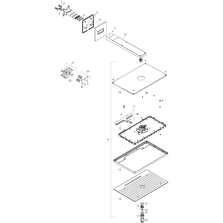 AXOR Kopfbrausen: AXOR ShowerSolutions, 3 Strahlarten, Art.-Nr ...