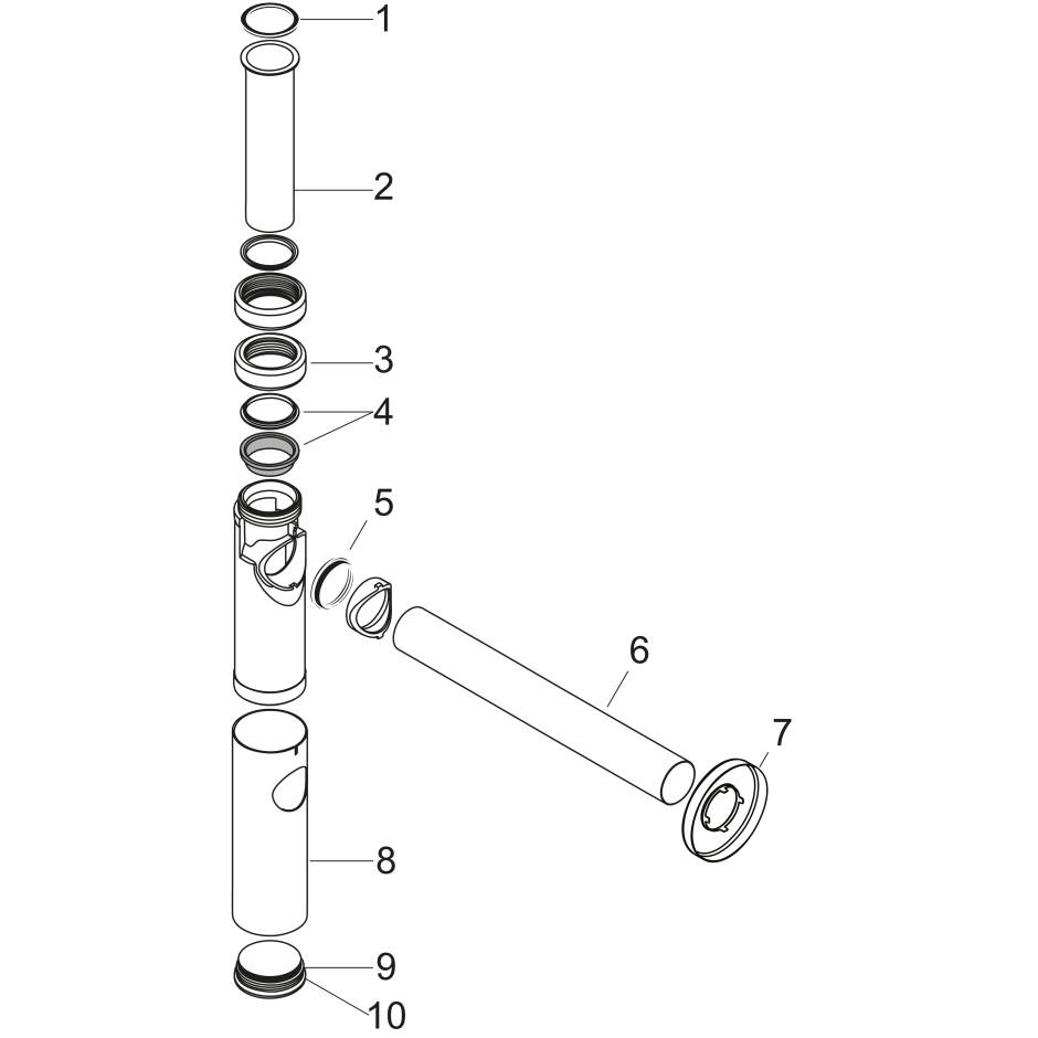 AXOR Siphons: Design trap Flowstar S, Item No. 51305310