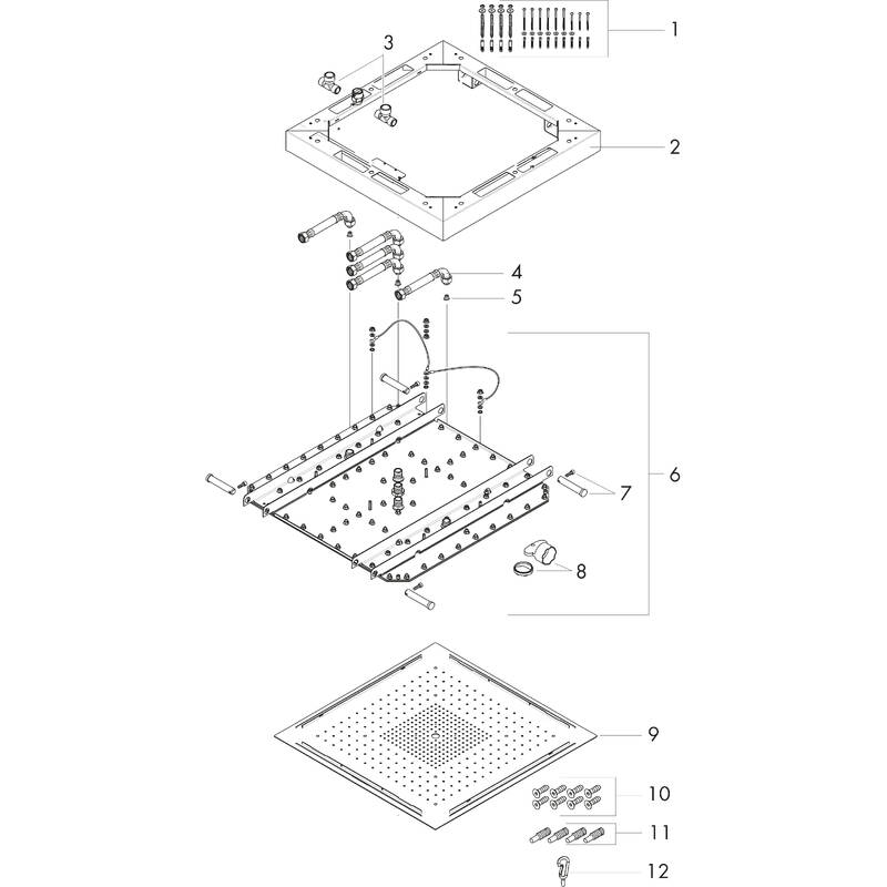 AXOR Overhead showers: AXOR ShowerSolutions, 3 spray modes, Art. no ...
