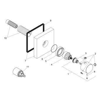 AXOR Shut-off and diverter valves: AXOR ShowerSolutions, Diverter Trim ...