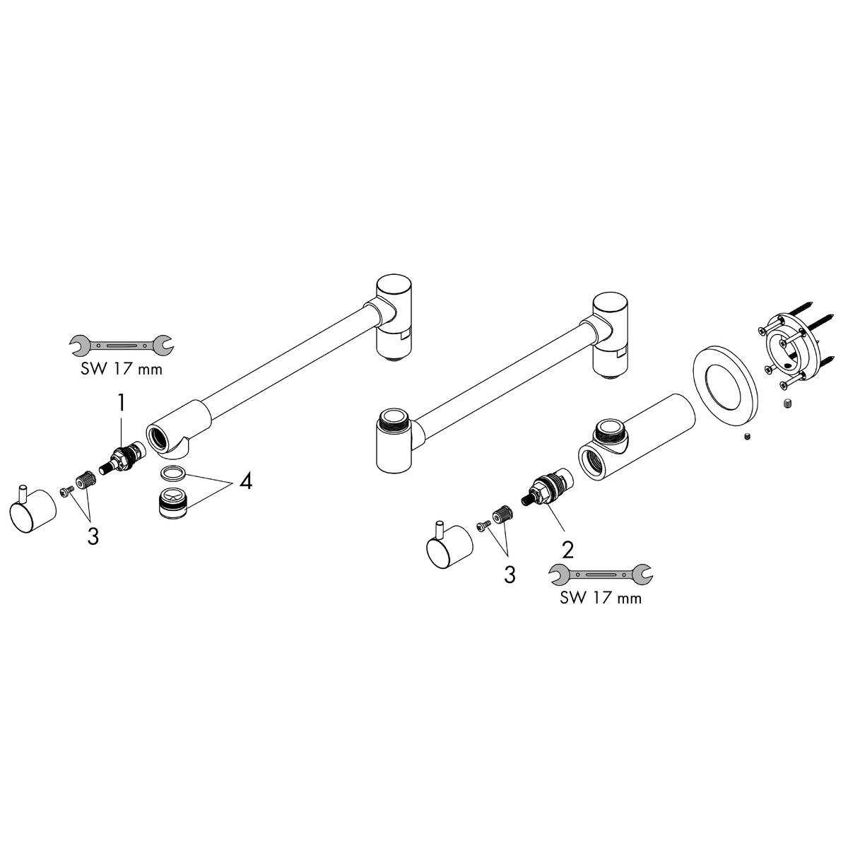 AXOR Kitchen sink mixers: AXOR Starck, Pot Filler, Wall-Mounted, Art ...