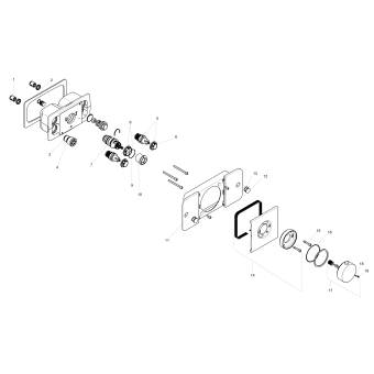 AXOR One Shower mixers: single lever, 2 consumers and 2 additional ...