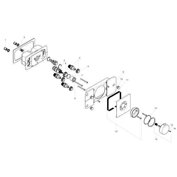 AXOR One Shower faucets: 3 consumers and 1 additional consumer, Chrome ...