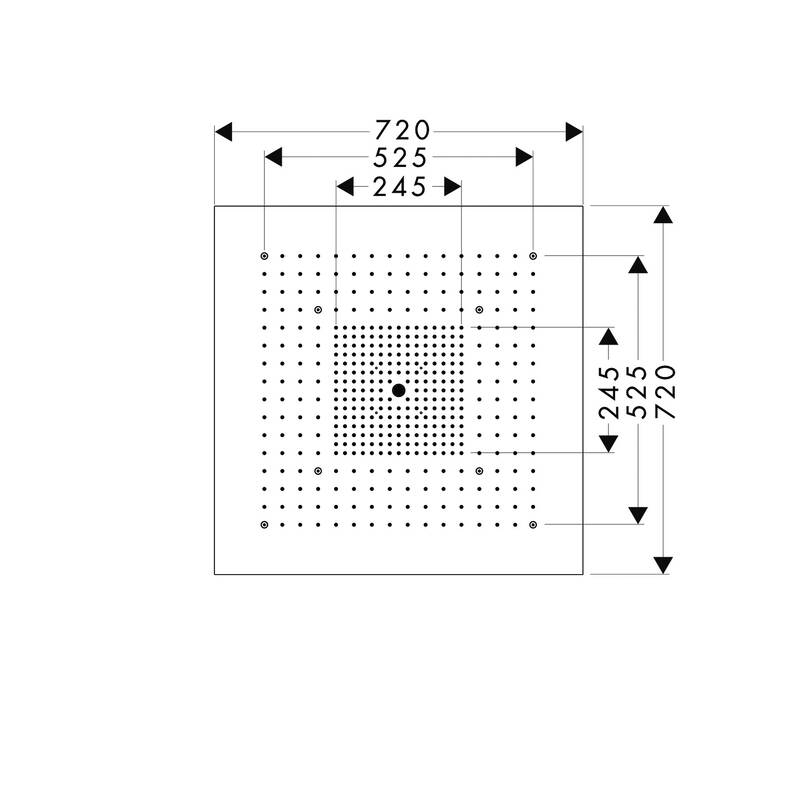 AXOR Overhead showers: AXOR ShowerSolutions, 3 spray modes, Item No ...