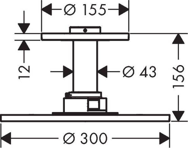 AXOR Overhead showers: AXOR ShowerSolutions, 1 spray mode, Item No ...