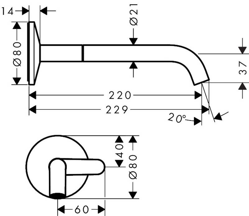 AXOR Washbasin mixers: AXOR One, Basin mixer for concealed installation ...