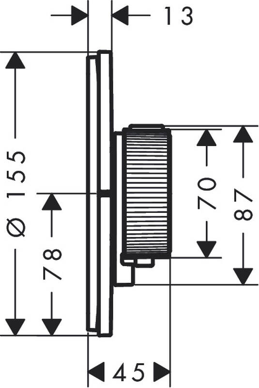 AXOR ShowerSelect ID Shower mixers: single lever, 2 functions, Chrome ...