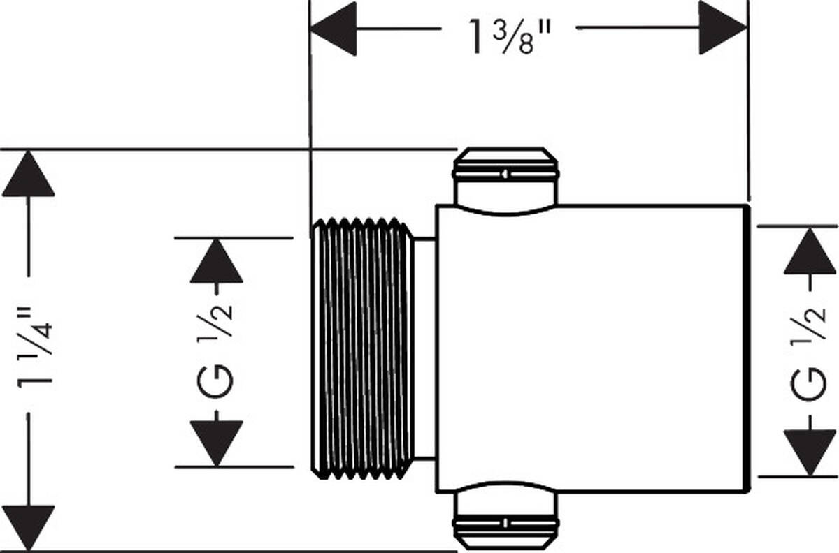 AXOR Supplies: Trickle Adapter for ADA Hand showers, Art. no. 04998250