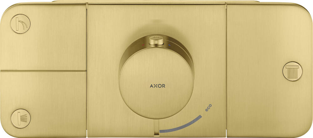 AXOR One Shower mixers: 3 functions and 1 additional outlet, Brushed ...