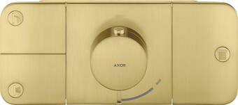 AXOR One Shower mixers: 3 functions and 1 additional outlet, Brushed ...