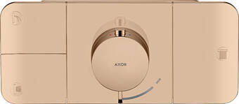 AXOR One Shower mixers: 3 functions and 1 additional outlet, Brushed ...