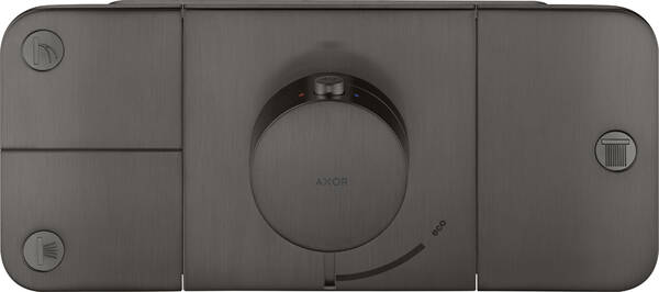 AXOR One Shower mixers: 3 functions and 1 additional outlet, Brushed ...