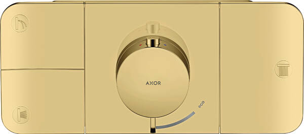 AXOR One Shower mixers: 3 functions and 1 additional outlet, Brushed ...