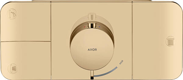AXOR One Shower mixers: 3 functions and 1 additional outlet, Brushed ...