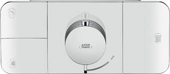 AXOR One Shower mixers: 3 functions and 1 additional outlet, Brushed ...