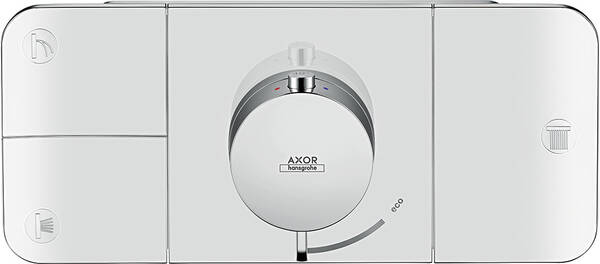 AXOR One Shower mixers: 3 functions and 1 additional outlet, Brushed ...