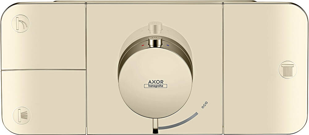 AXOR One Shower mixers: 3 functions and 1 additional outlet, Brushed ...