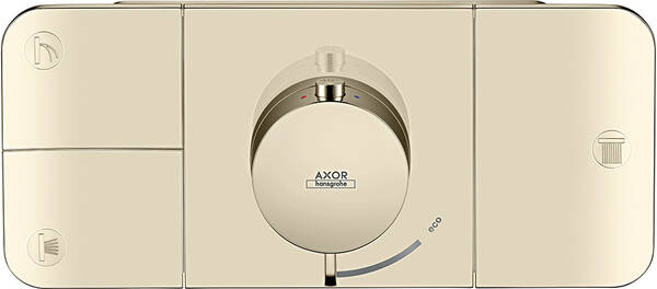 AXOR One Shower mixers: 3 functions and 1 additional outlet, Brushed ...
