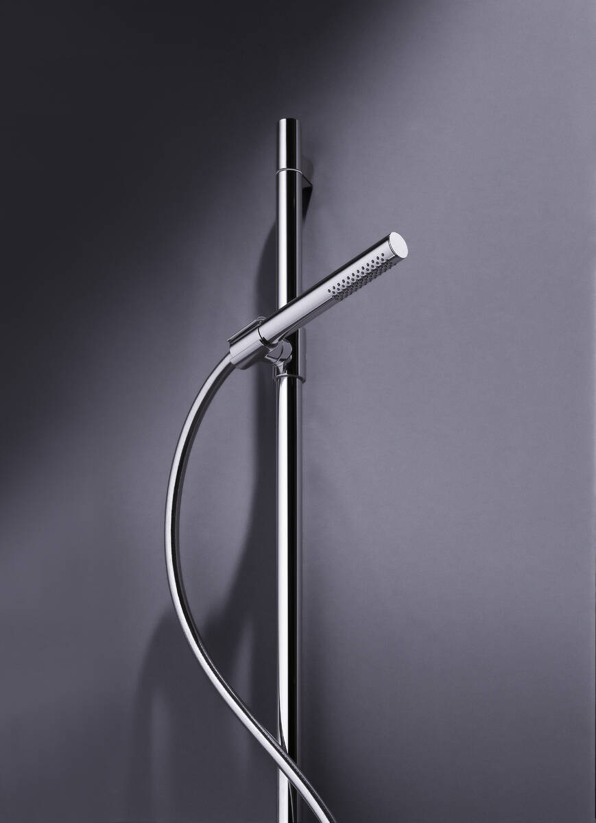 AXOR Wallbar sets: AXOR Starck, Shower set 0.90 m with 2jet baton hand ...