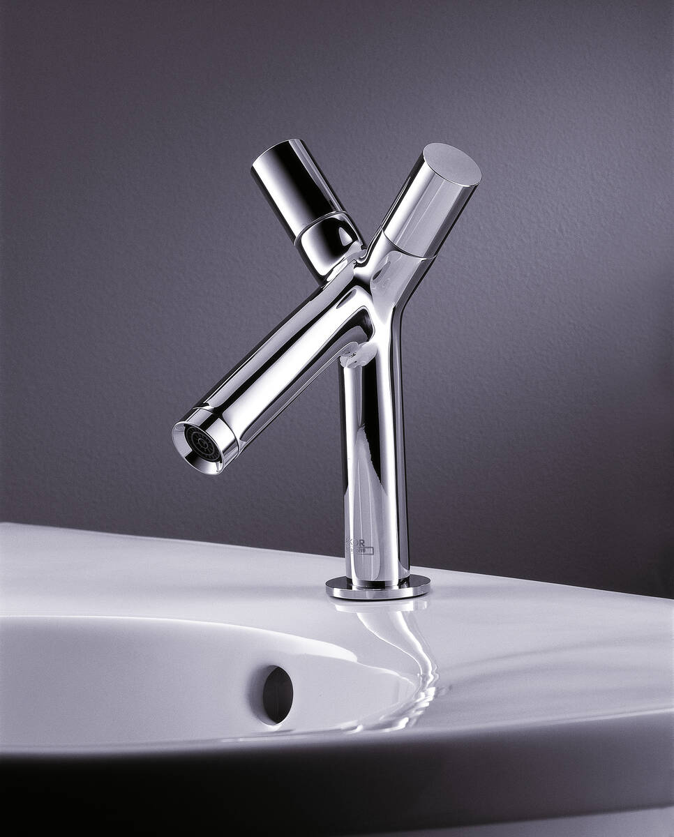 AXOR Waschtischmischer: AXOR Starck, 2-Griff-Waschtischarmatur 80 mit ...