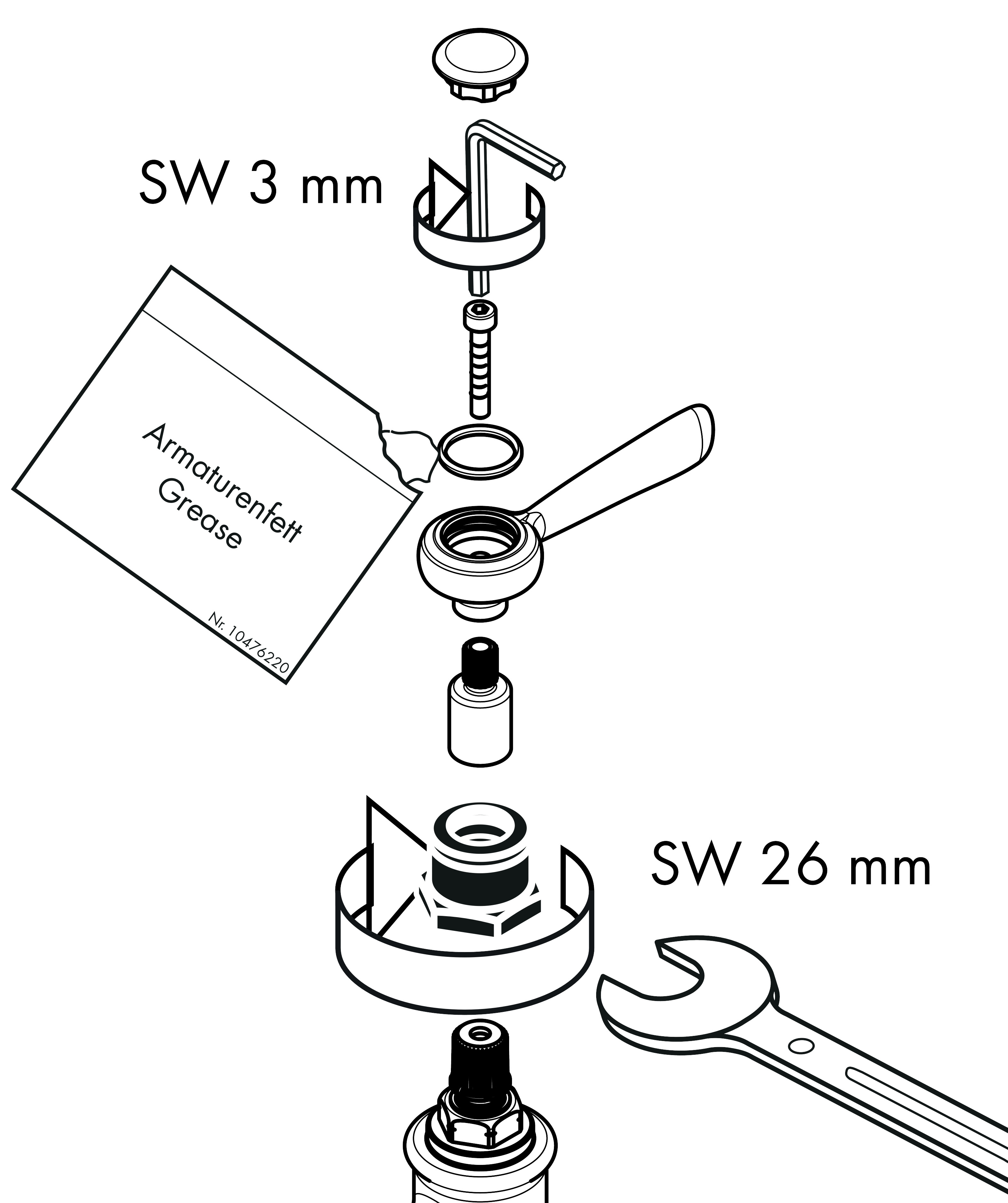AXOR Spare parts: Item No. 92712000