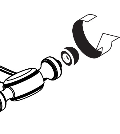 AXOR Spare parts: HG cap nut DN20, Item No. 92852300