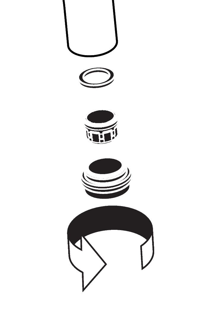 AXOR Spare parts: QuickClean aerator M24x1 without water dimmer for ...