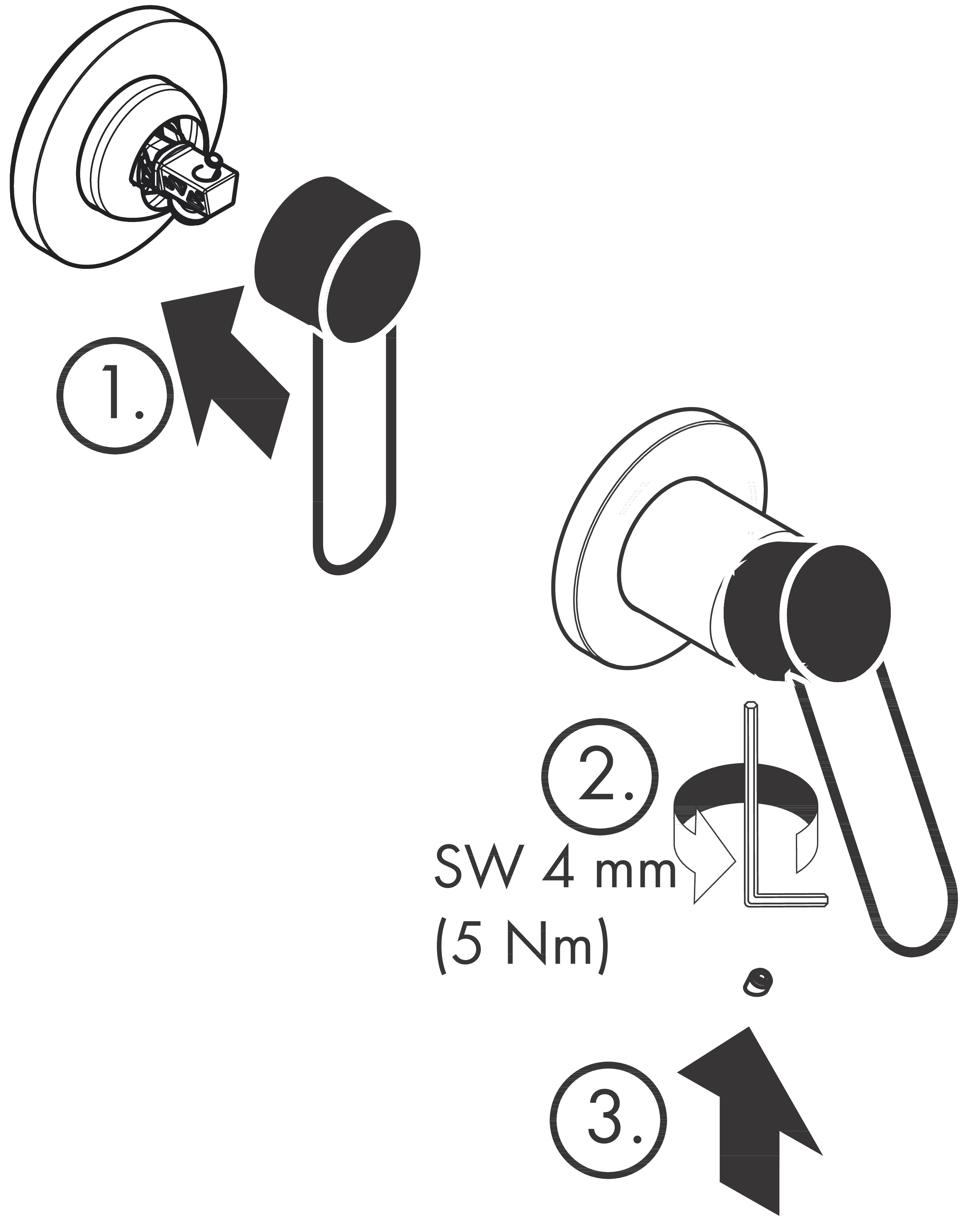 AXOR Ersatzteile: Bügelgriff, Art.-Nr. 93054000