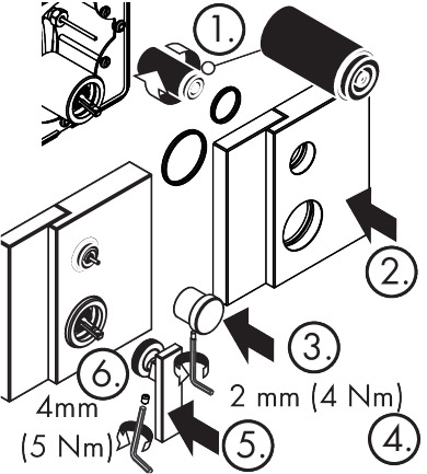AXOR Reservedele: HG Sleeve shut-off handle iBox universal, Art.nr ...