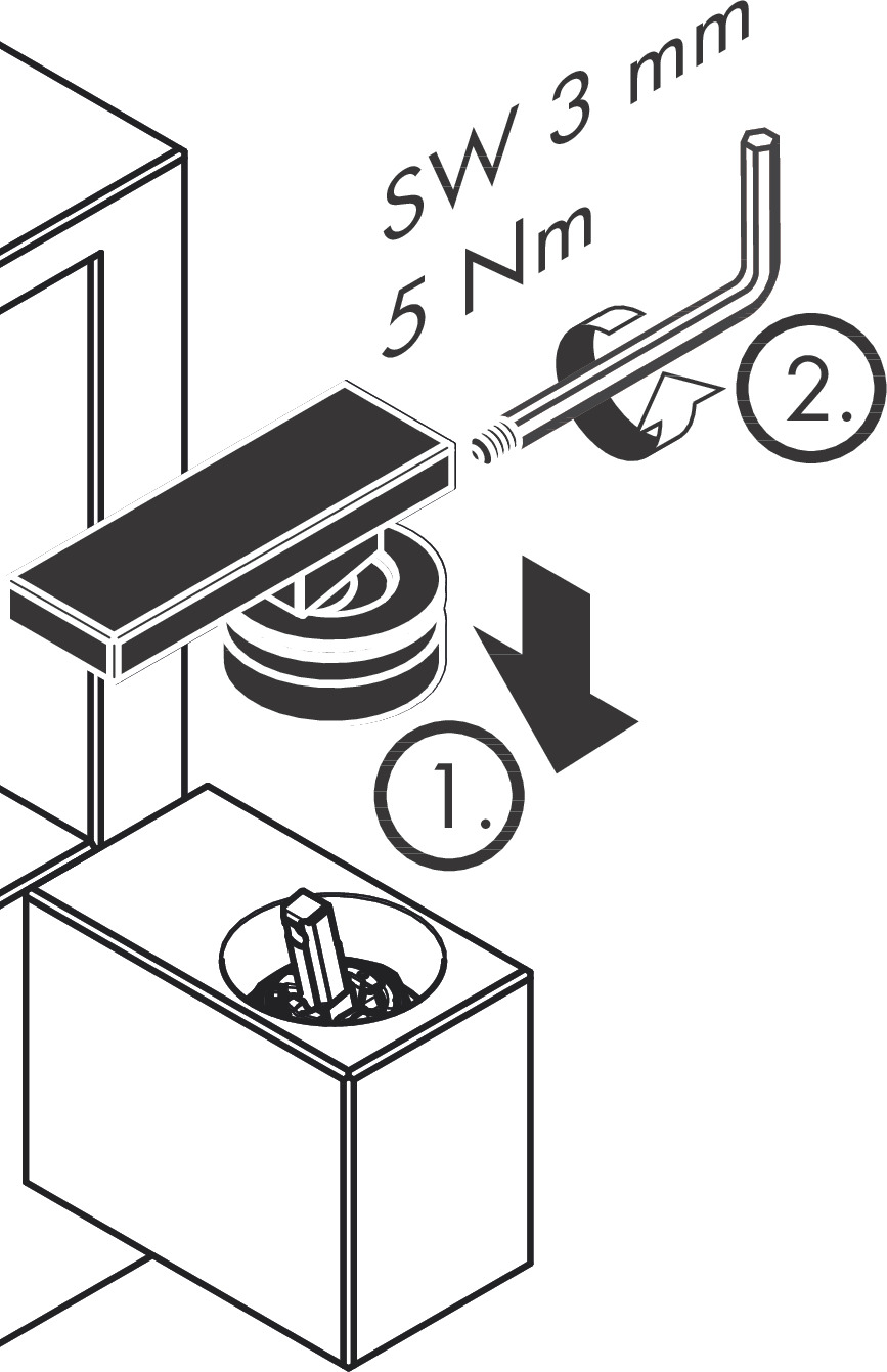 AXOR Spare parts: handle, Item No. 93424000