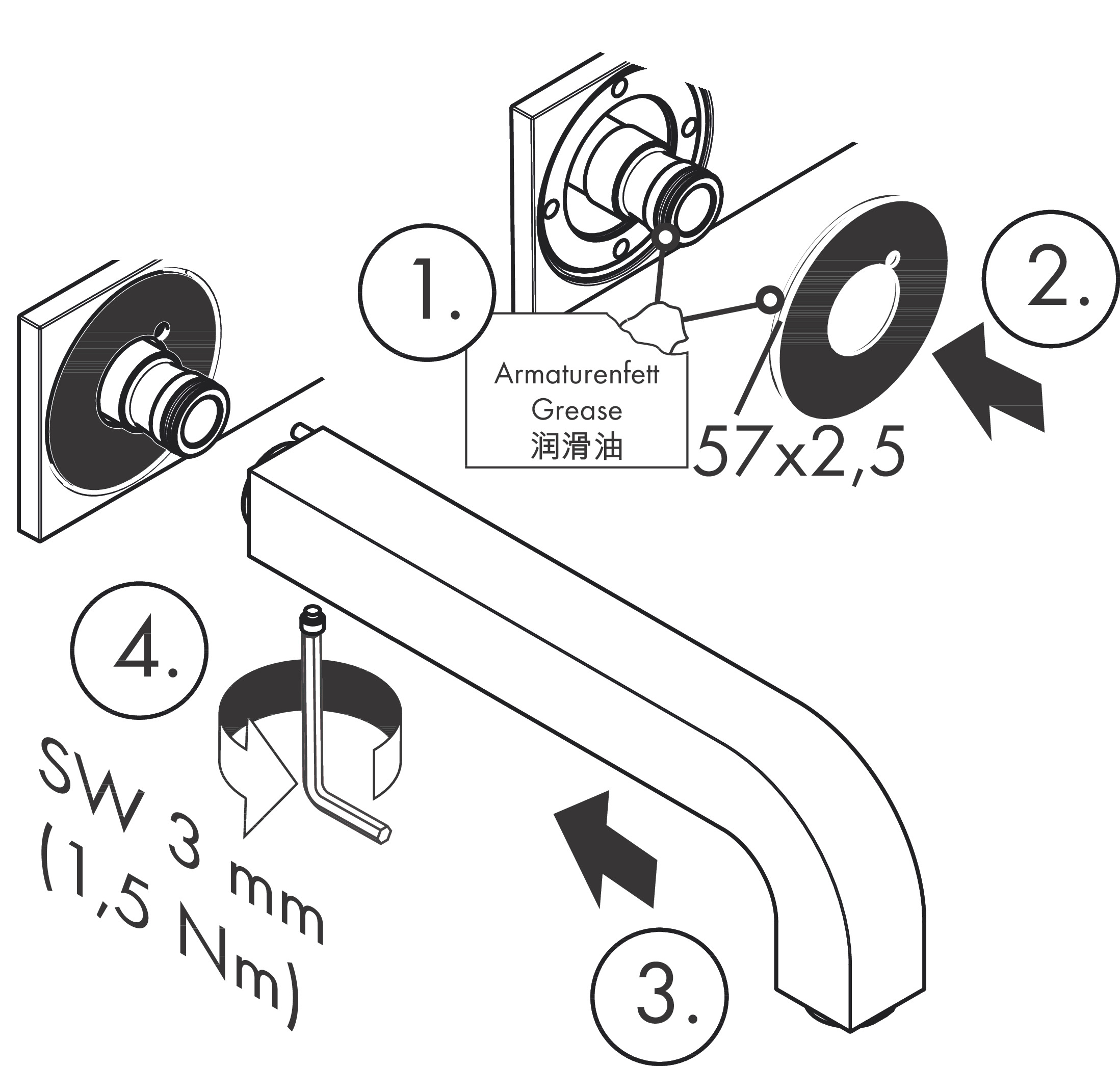 AXOR Náhradní díly: Č. položky 97695000