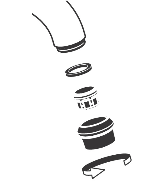 AXOR Spare parts: HG Aerator AXOR Montreux 5 l/min chrome, Item No ...