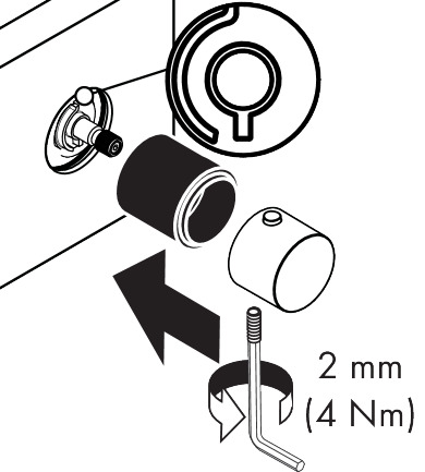 AXOR Ersatzteile: Sleeve thermostat module, Art.-Nr. 95331000