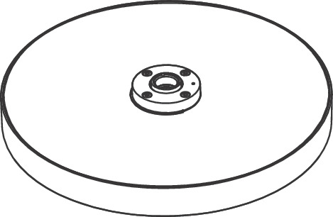 AXOR Spare parts: Overhead shower for Showerpipe, Item No. 94360000