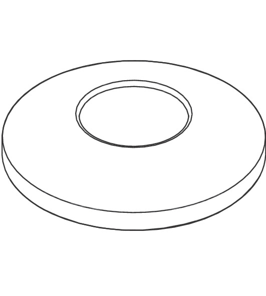 AXOR Spare parts: Escutcheon for handle, Item No. 94893000