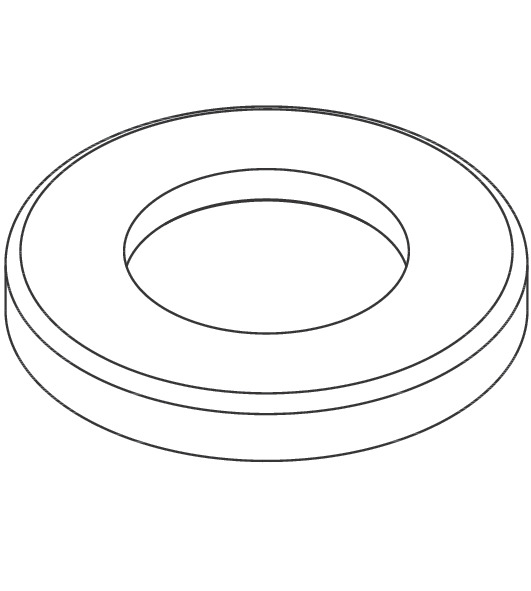 AXOR Spare parts: HG Escutcheon AXOR Citterio 4-hole bath, Item No ...