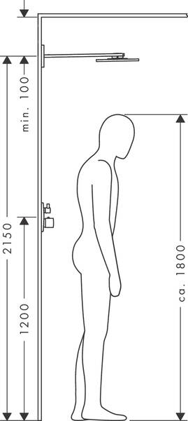 AXOR Overhead showers: AXOR ShowerSolutions, 1 spray mode, Item No ...