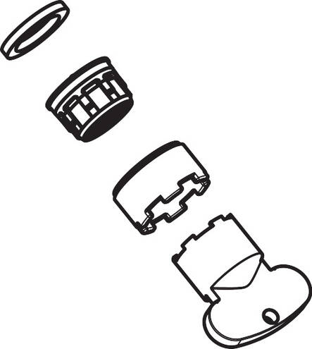 AXOR Spare parts: Aerator M24x1 (5 l/min), Item No. 92386000