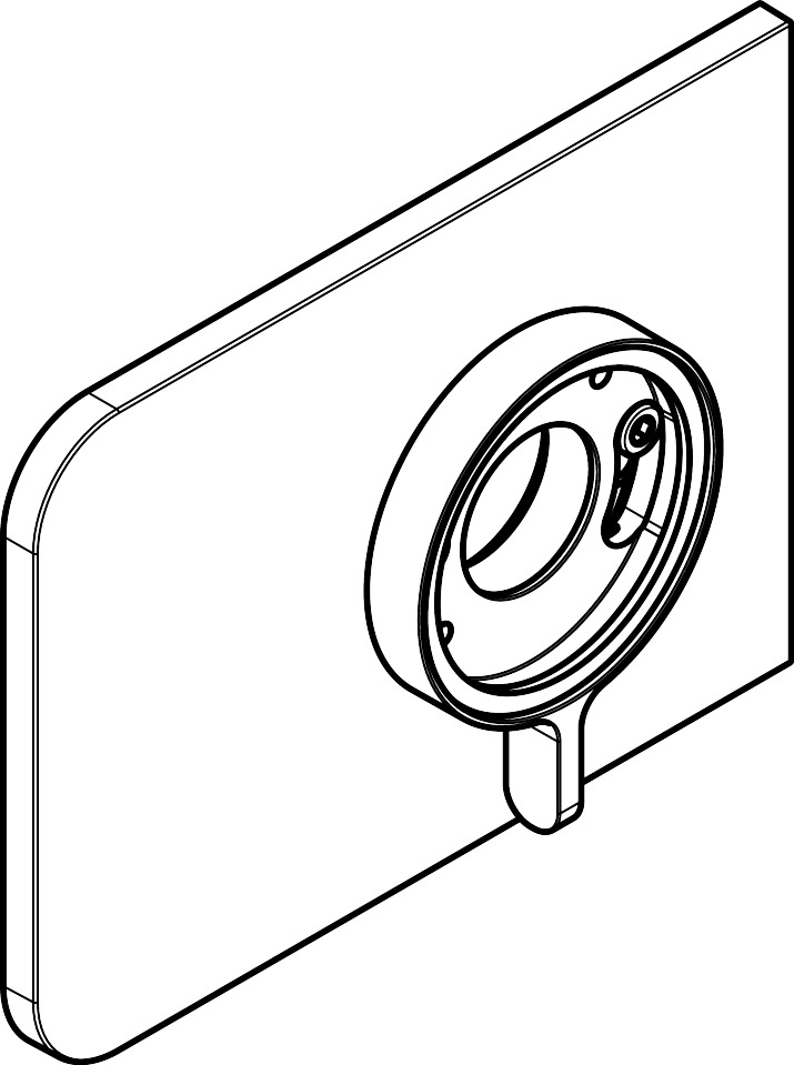 AXOR Ersatzteile: Rosette inkl. Hebel für Mengenregulierung, Art.-Nr ...