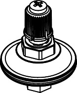 AXOR Spare parts: Nut for handle escutcheon, Item No. 98929000