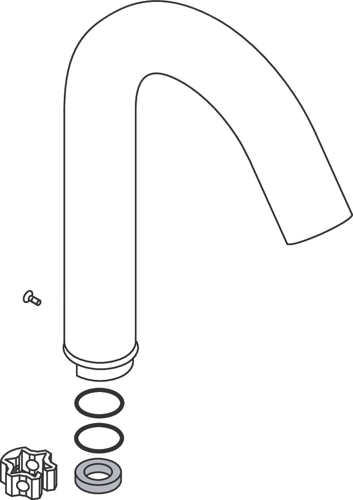 hansgrohe Ersatzteile: HG Basin spout chrome, Art.-Nr. 95030000