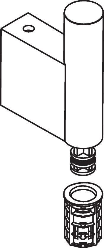 AXOR Spare parts: HG covering AXOR Uno Unica chrome, Item No. 96485000