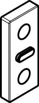 AXOR Spare parts: Wall bar spacer, Item No. 93155000