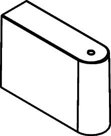 hansgrohe Recambios: HG cover wall bar Unica'Crometta chrome, ref. 95217000