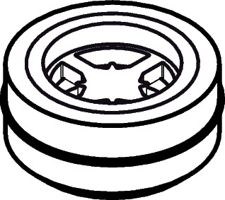 hansgrohe Ersatzteile: Durchflussbegrenzer 9 l/min, Art.-Nr. 95659000