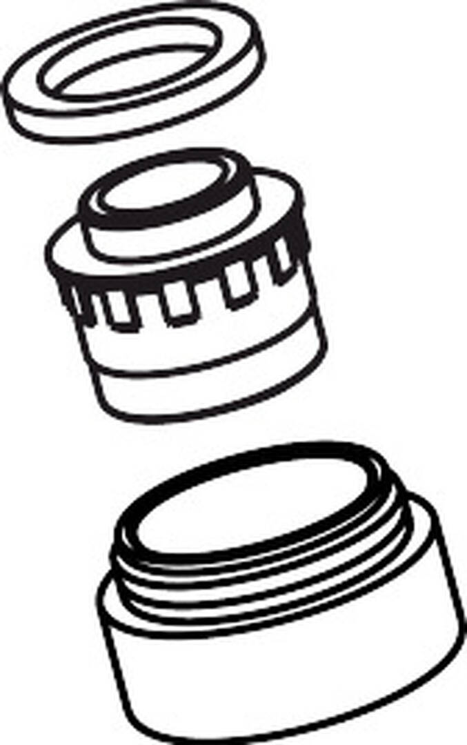 AXOR Pièces détachées: HG Aerator AXOR Starck Bidette with, N° article ...